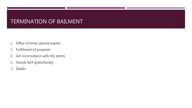 Bailment and Pledge, Personal.pptx | Law