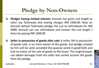 Bailment and Pledge | PPT