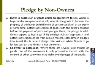 Bailment and Pledge | PPT