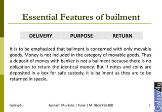 Bailment and Pledge | PPT