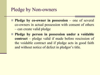 Bailment & pledge | PPT