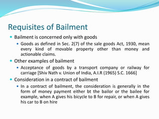 Bailment pledge | PPT