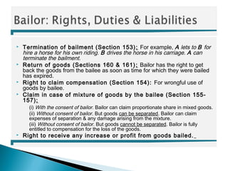 Bailment & pledge | PPT