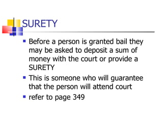 Bail Process | PPT