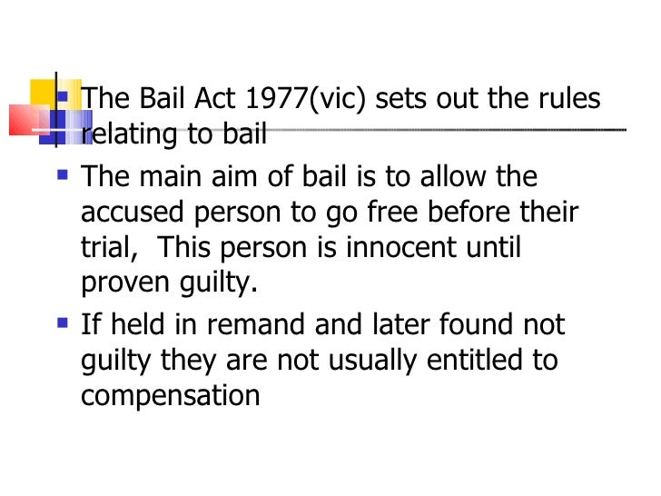 Bail Process