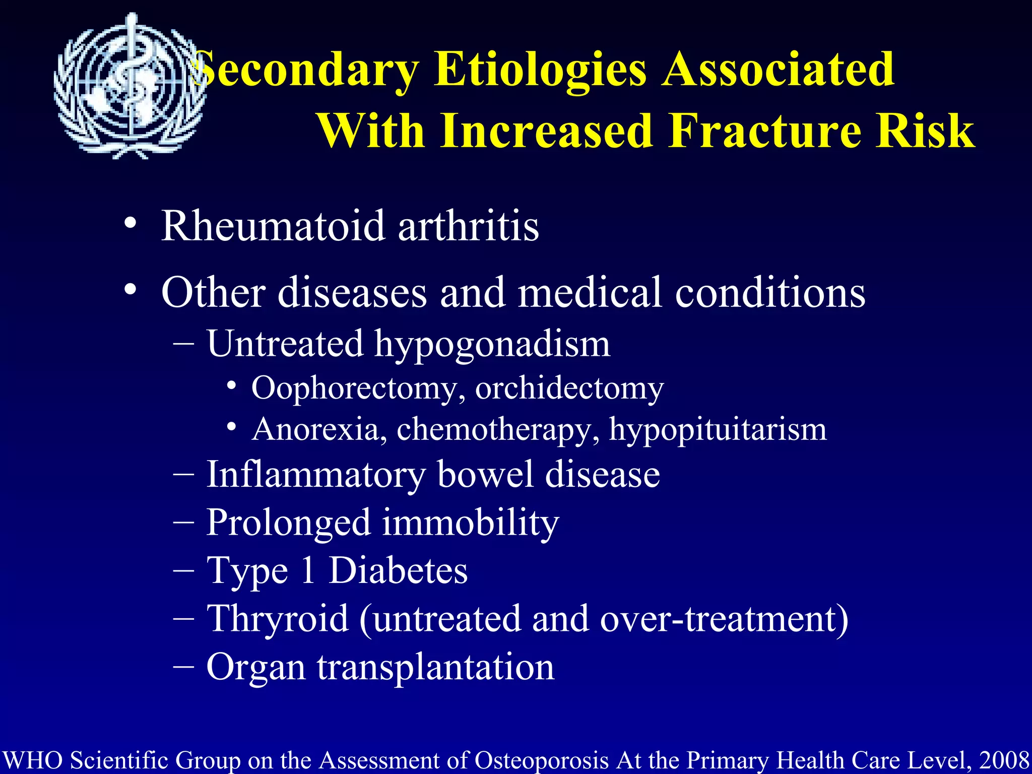 Cost-effective Treatment and Fracture Risk | PPT