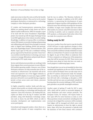 Bain blockchain in financial markets - how to gain an edge | PDF ...