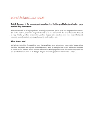 Healthcare 2020 - an analytical report by BAIN & Company | PDF
