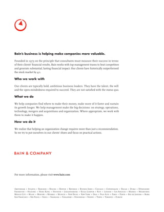 Bain brief putting social media to work | PDF