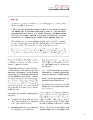 Bain Brief: Putting social media to work | PDF | Social Networking ...