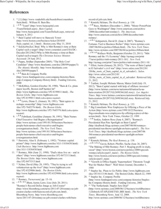 BAIN CAPITAL (Wikipedia) | PDF