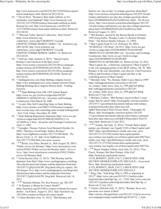 BAIN CAPITAL (Wikipedia) | PDF | Private Equity | Business Banking ...