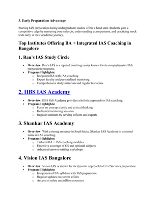 BA + Integrated IAS Coaching in Bangalore..docx