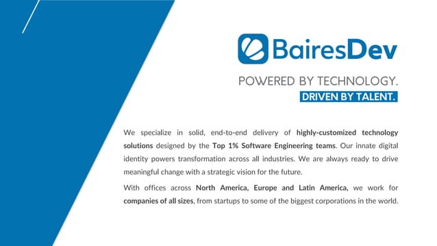 About BairesDev | PPT | Free download