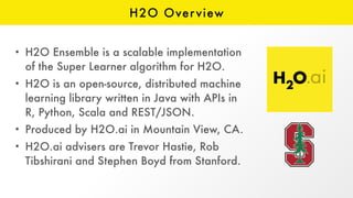 Erin LeDell, Machine Learning Scientist, H2O.ai at MLconf ATL 2016 | PPT