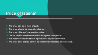Bai salam and istisna | PPT