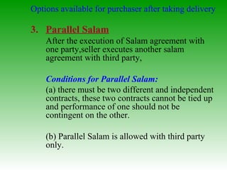 Bai salam & istisna | PPT