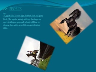 rajput culture | PPTX