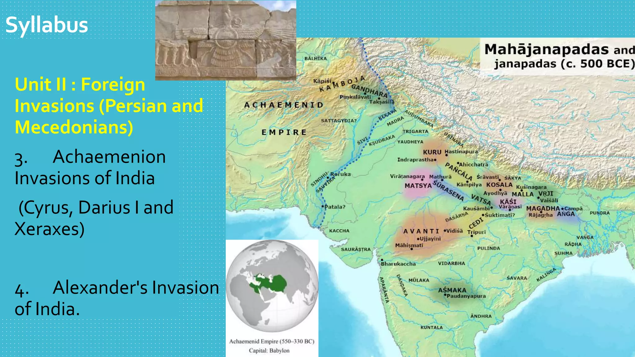 B.A. (Hons.) 1st Sem. Syllabus- Political History of India (c. 600 BCE ...