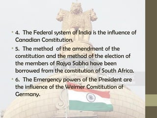 Basic Features of the Constitution Of India | PPT