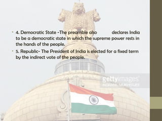 Basic Features of the Constitution Of India | PPT