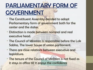 Basic Features of the Constitution Of India | PPT