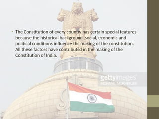Basic Features of the Constitution Of India | PPT