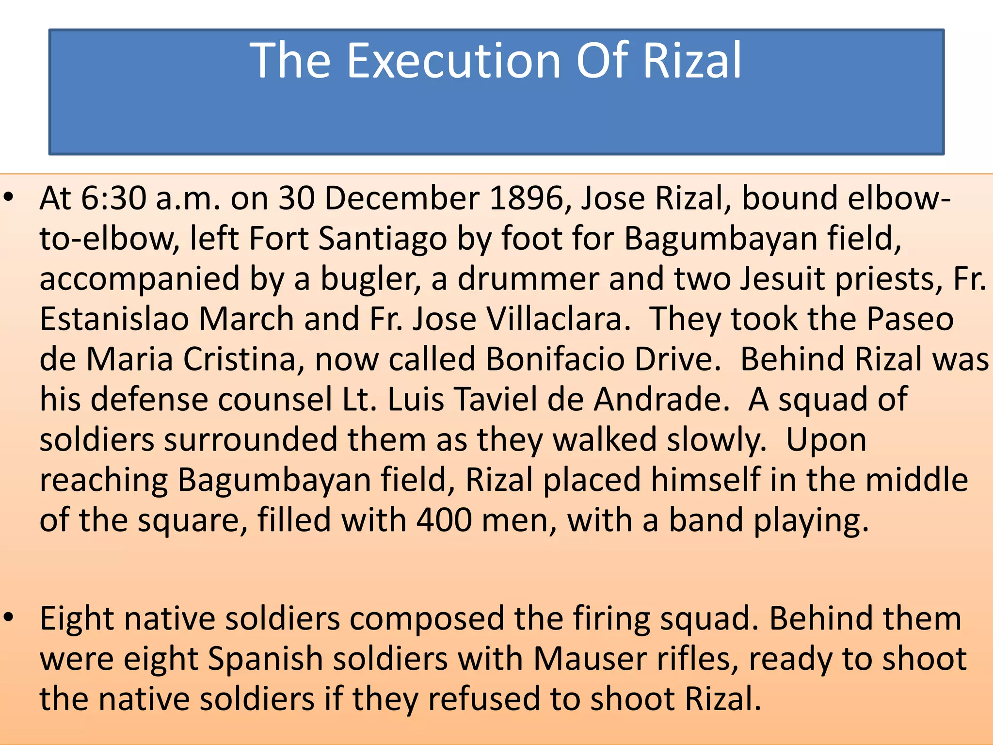 JOSE RIZAL: TRIAL, EXECUTION AND MARTYRDOM | PPTX
