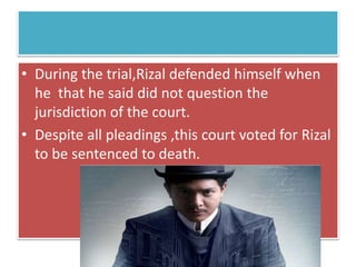 JOSE RIZAL: TRIAL, EXECUTION AND MARTYRDOM | PPTX