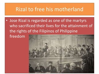 JOSE RIZAL: TRIAL, EXECUTION AND MARTYRDOM | PPTX