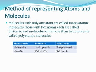 Baisic constituents of matter | PPTX
