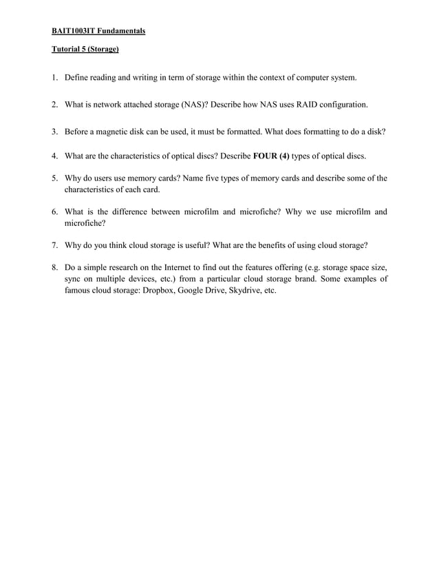 Bait1003 Tutorial 5 Pdf 