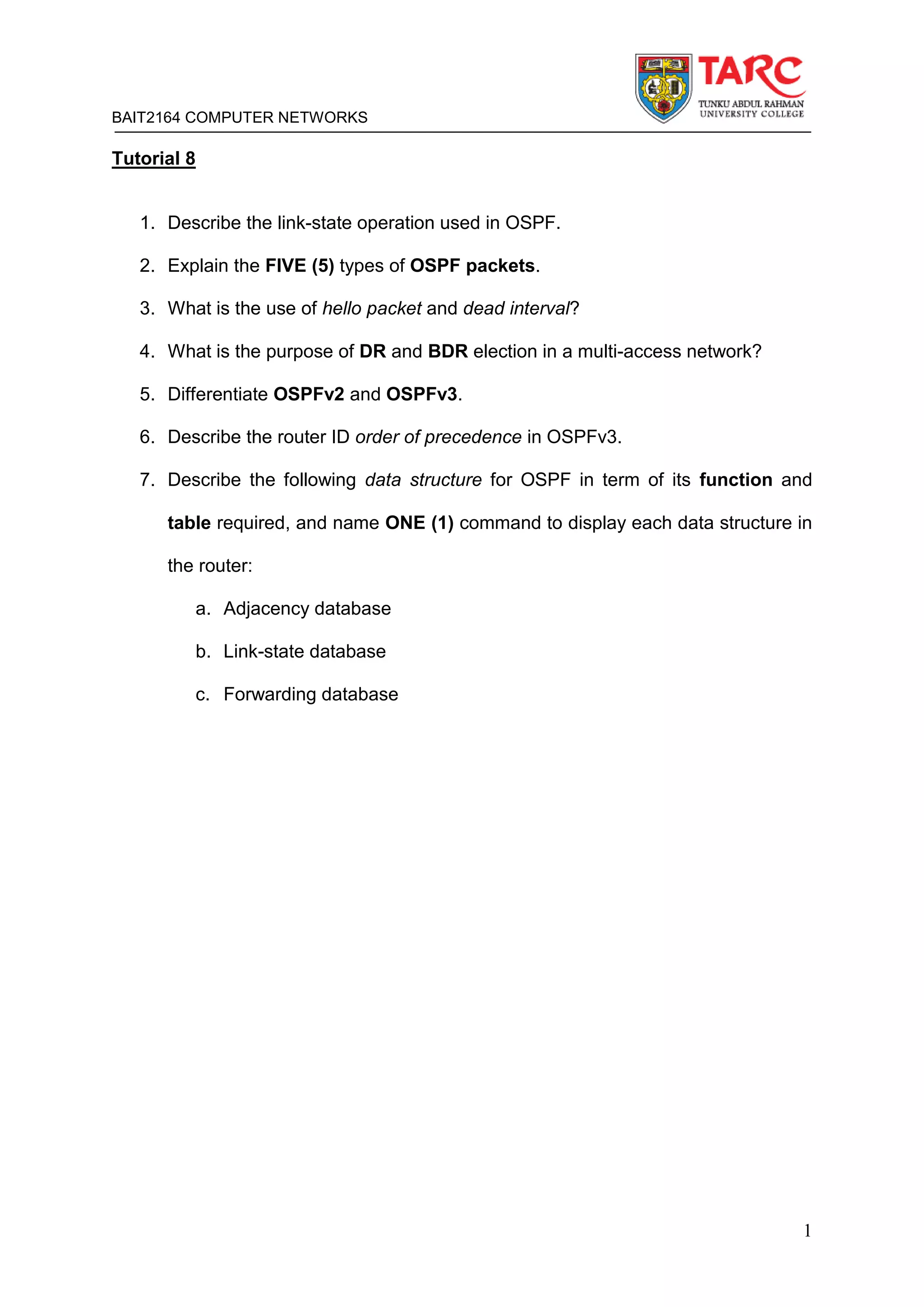 BAIT2164 Tutorial 8 | PDF