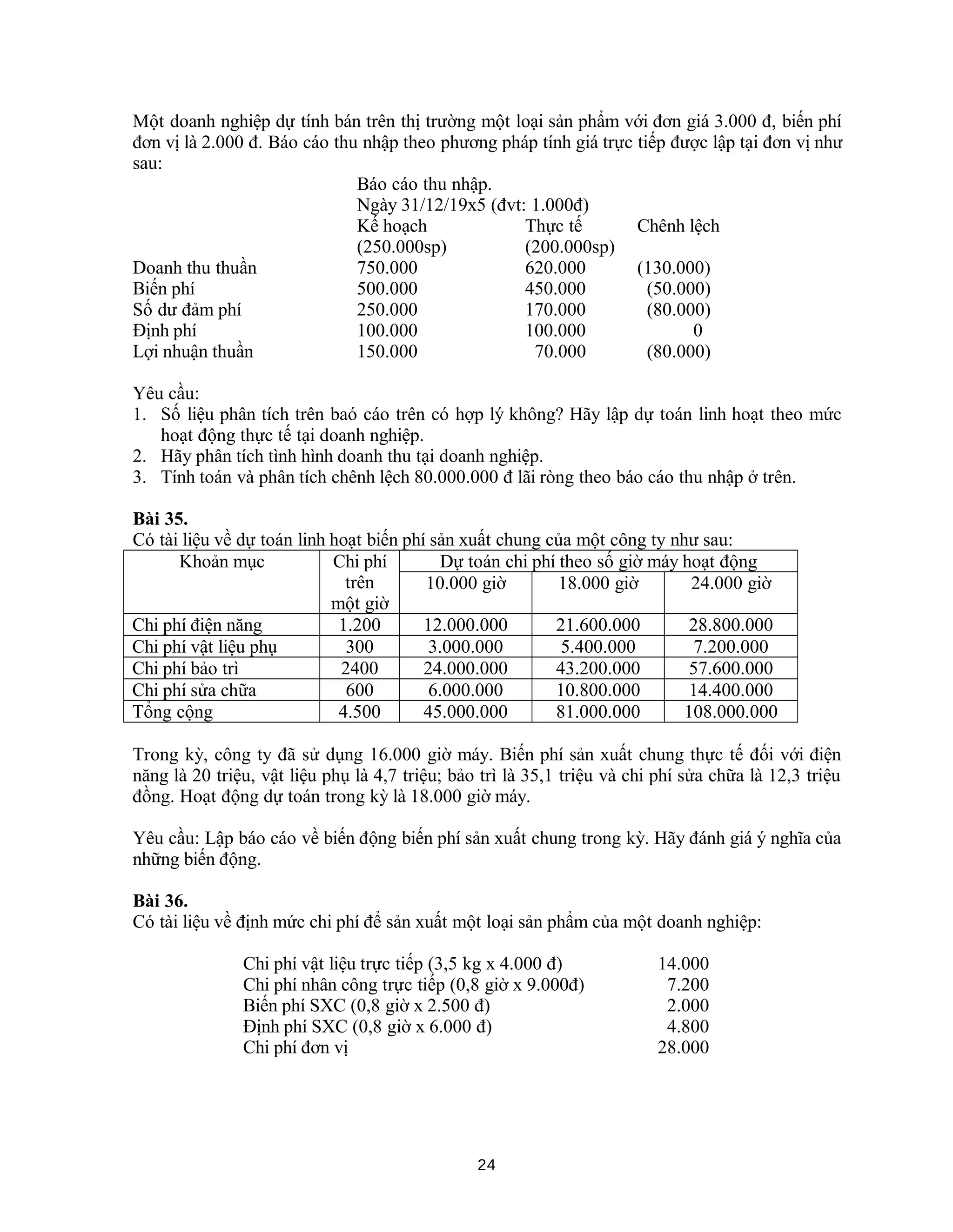 Baitap ke-toan-quan-tri | DOC