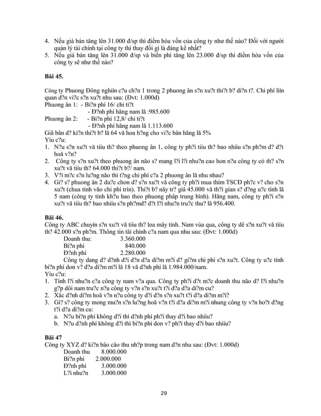 Baitap ke-toan-quan-tri | PDF