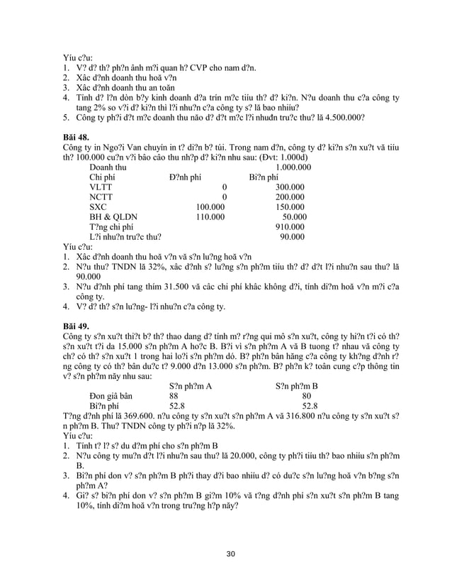 Baitap ke-toan-quan-tri | PDF