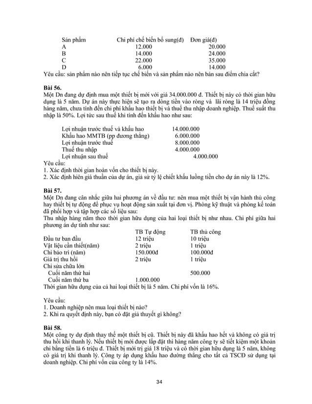 Baitap ke-toan-quan-tri | PDF