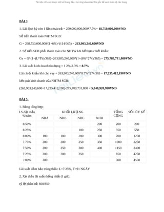 Bai tap 4301 | PDF | Free Download