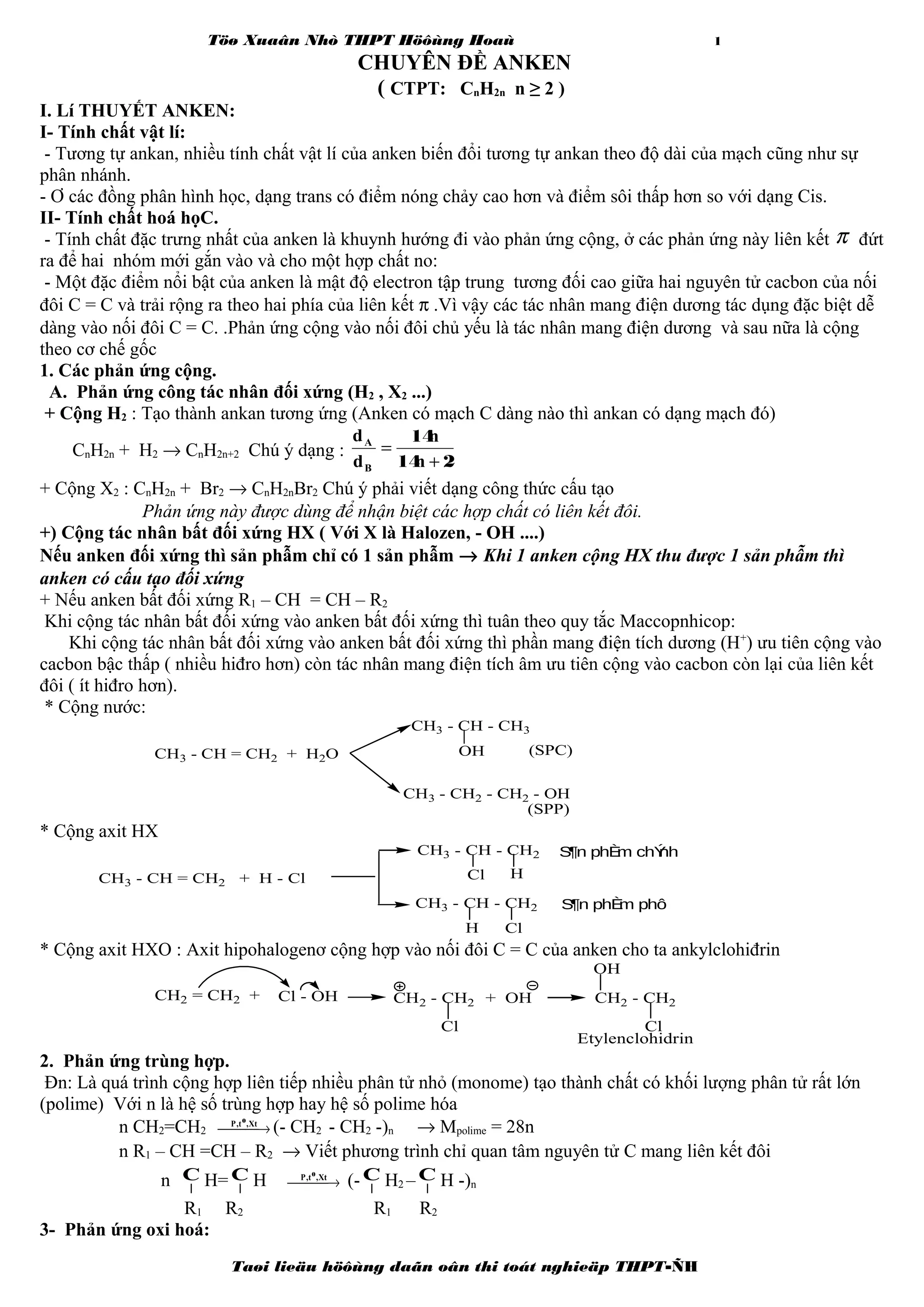 Bai tap anken hd giai nhanh | PDF