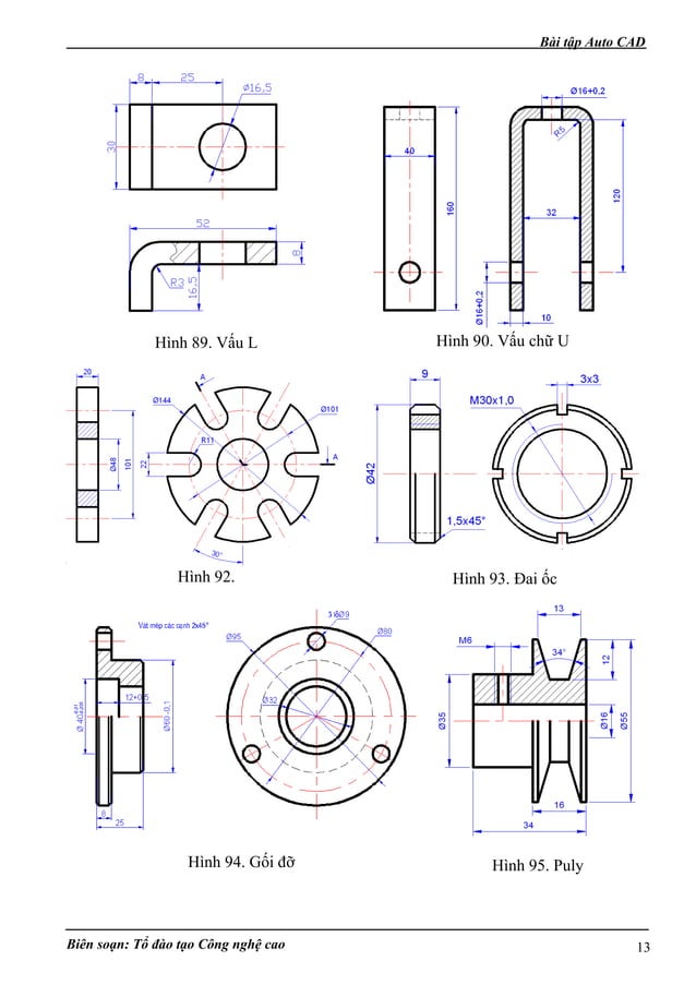 Bai tap auto_cad_nang_cao | DOC