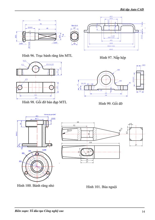 Bai tap auto_cad_nang_cao | DOC