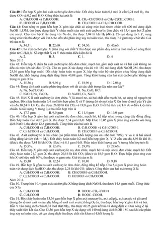 Bai tap axit cacboxylic | DOC