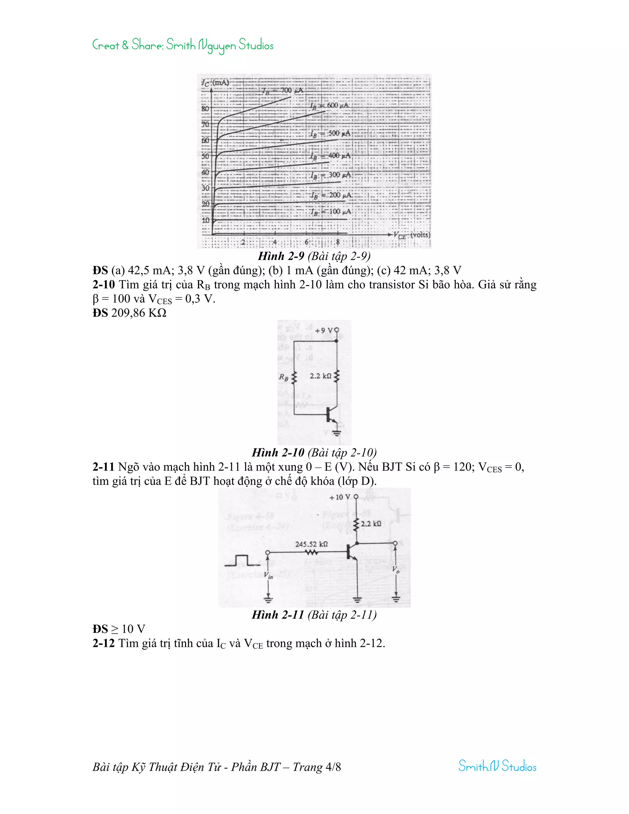 Bai tap bjt 2 smith.n | PDF