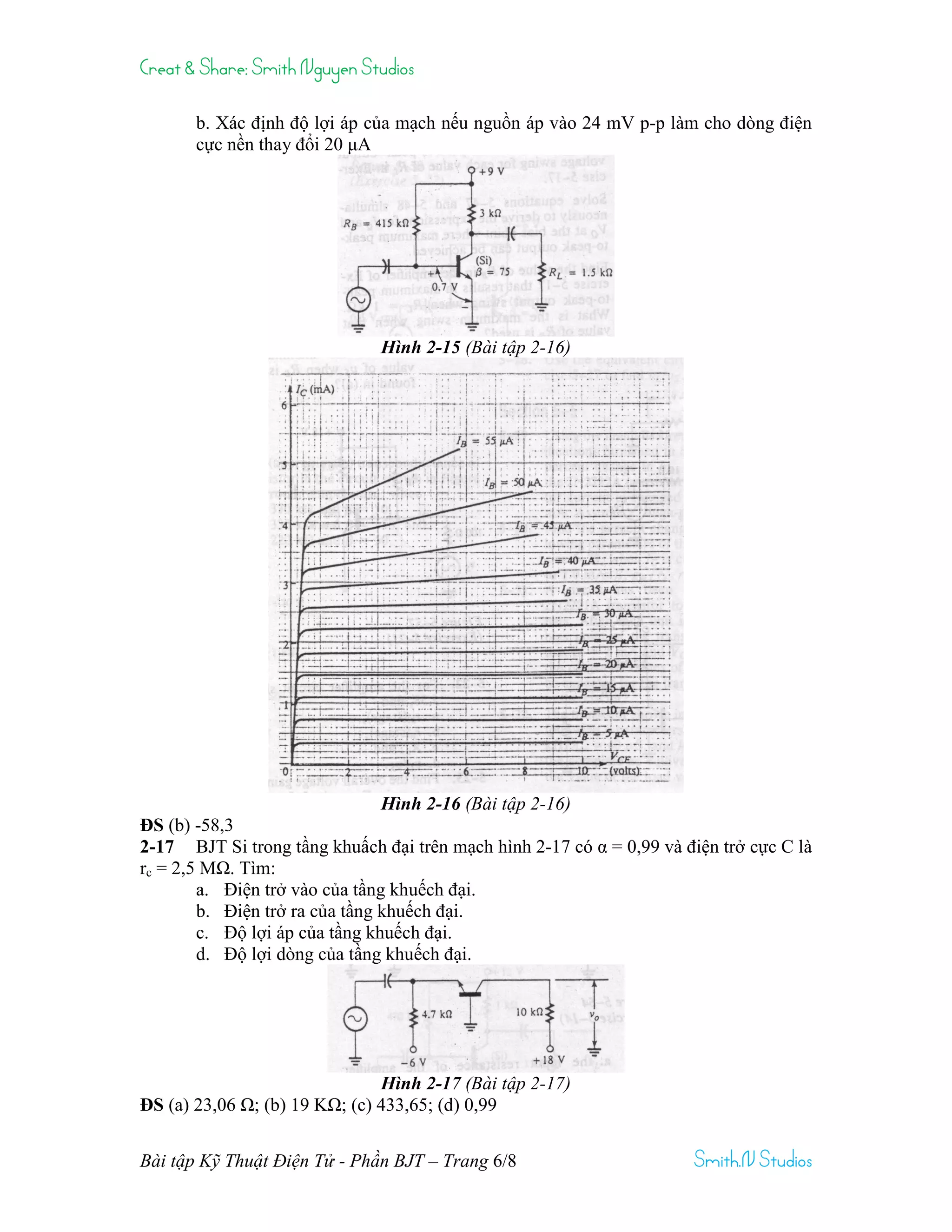 Bai tap bjt 2 smith.n | PDF