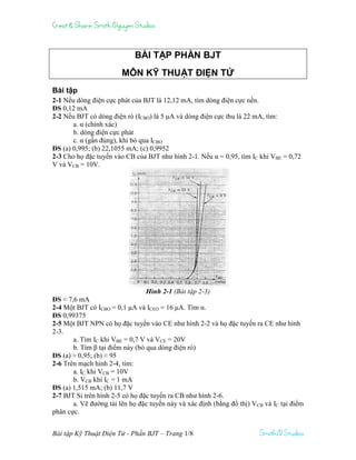 Bai tap bjt 2 smith.n | PDF