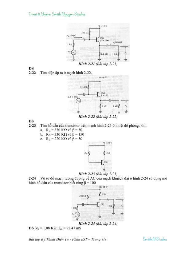 Bai tap bjt 2 smith.n | PDF
