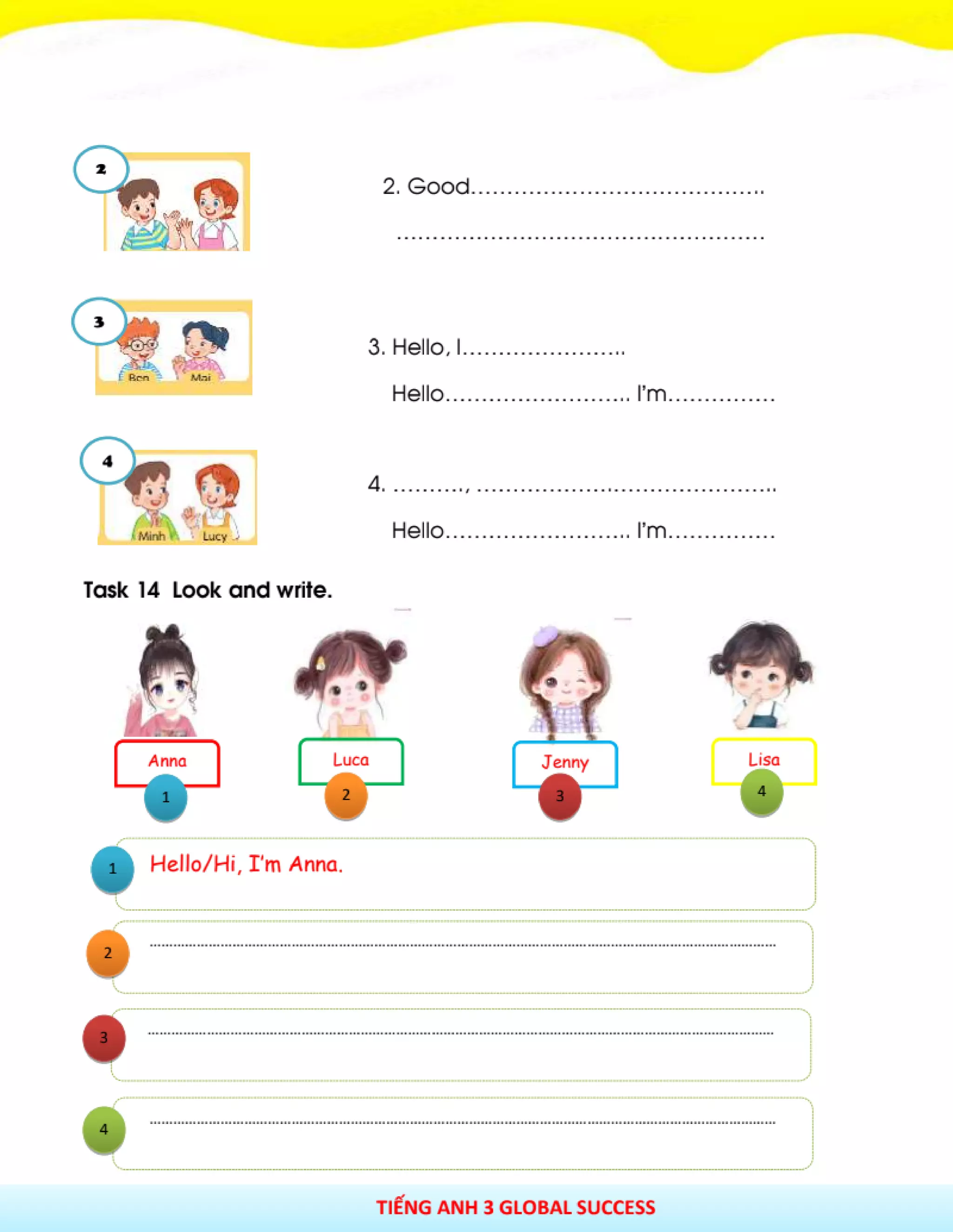 BÀI TẬP BỔ TRỢ TIẾNG ANH GLOBAL SUCCESS LỚP 3 (HK1) CÓ FILE NGHE (BẢN HS-GV) | PDF