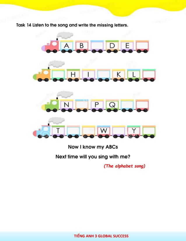 BÀI TẬP BỔ TRỢ TIẾNG ANH GLOBAL SUCCESS LỚP 3 (HK1) CÓ FILE NGHE (BẢN HS-GV) | PDF