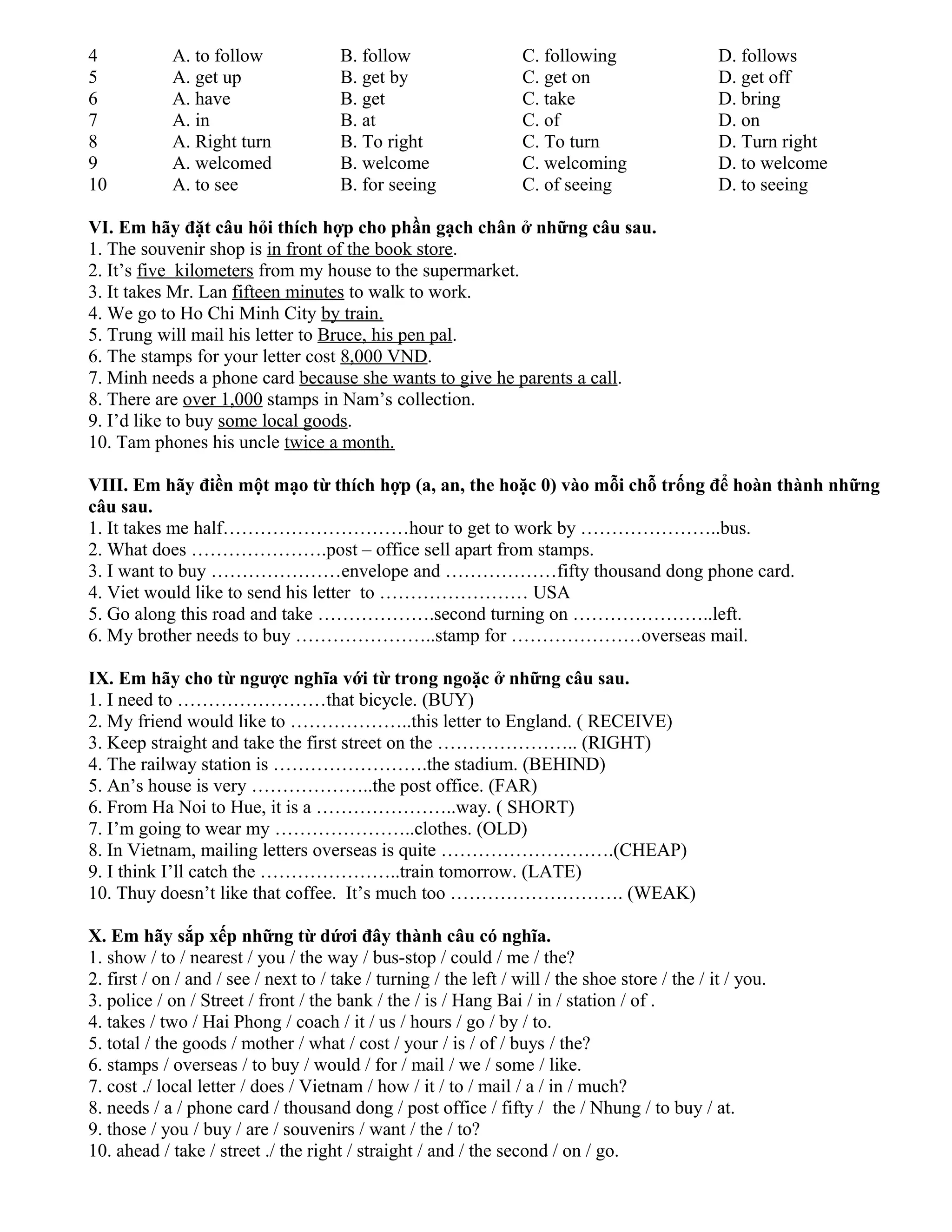 Bai tap bo tro tieng anh lop 7 | DOC