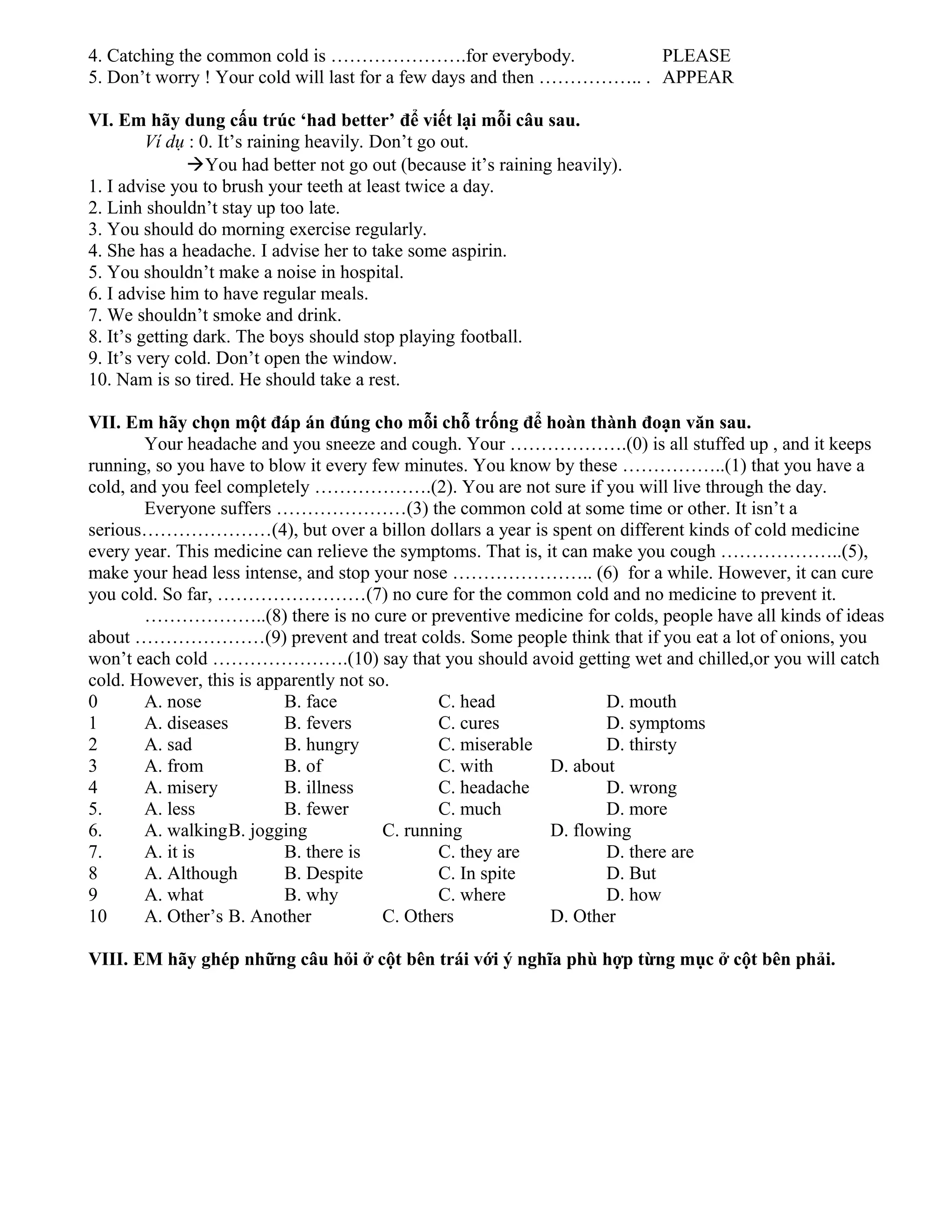 Bai tap bo tro tieng anh lop 7 (1) | PDF